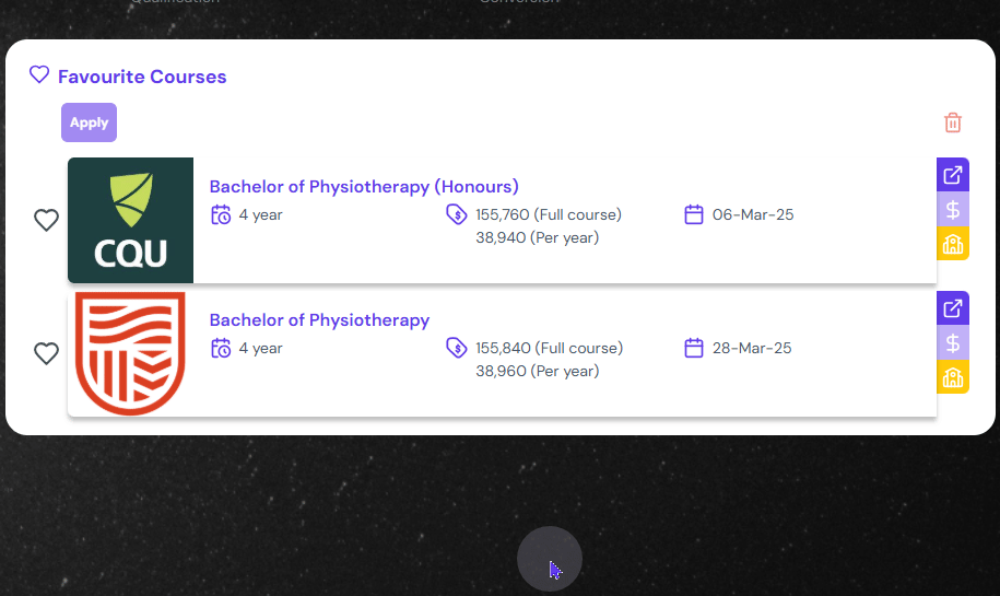 Lead Favourite Courses – WR Academy